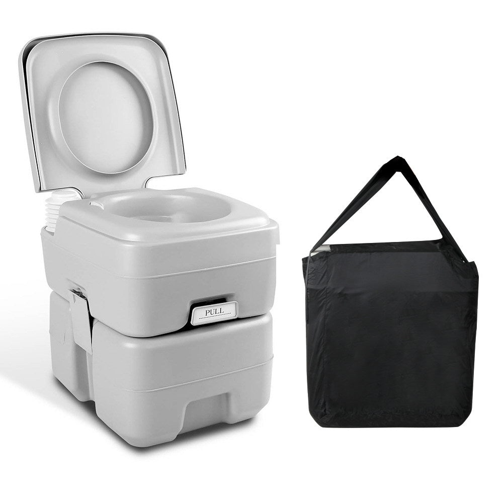 Weisshorn 20L Portable Camping Toilet Outdoor Flush Potty Boating With ...