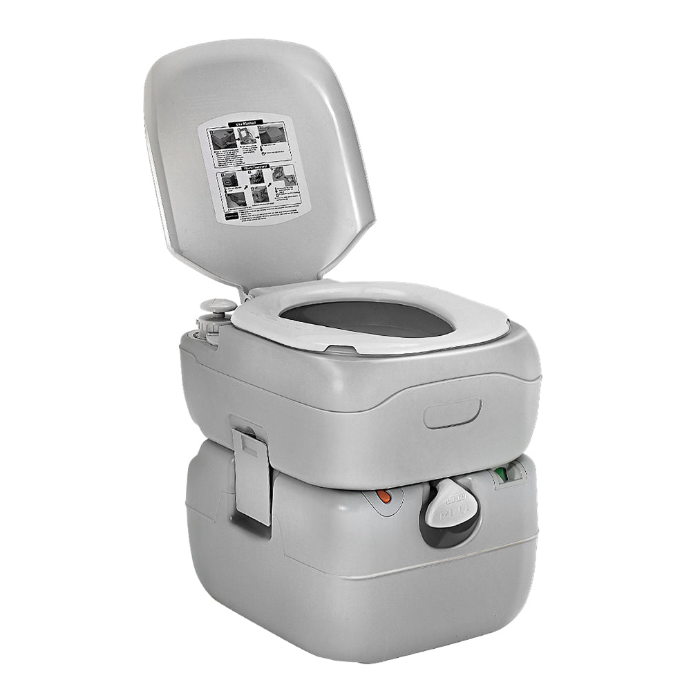 Weisshorn 22L Portable Camping Toilet Outdoor Flush Potty Boating ...