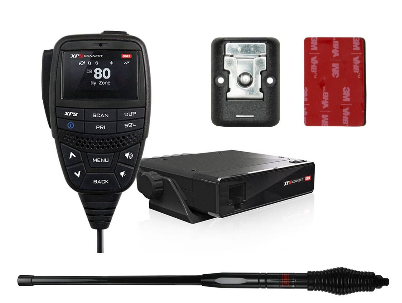 GME XRS-330COB Outback Pack UHF CB Two Way In Car Vehicle Radio ...
