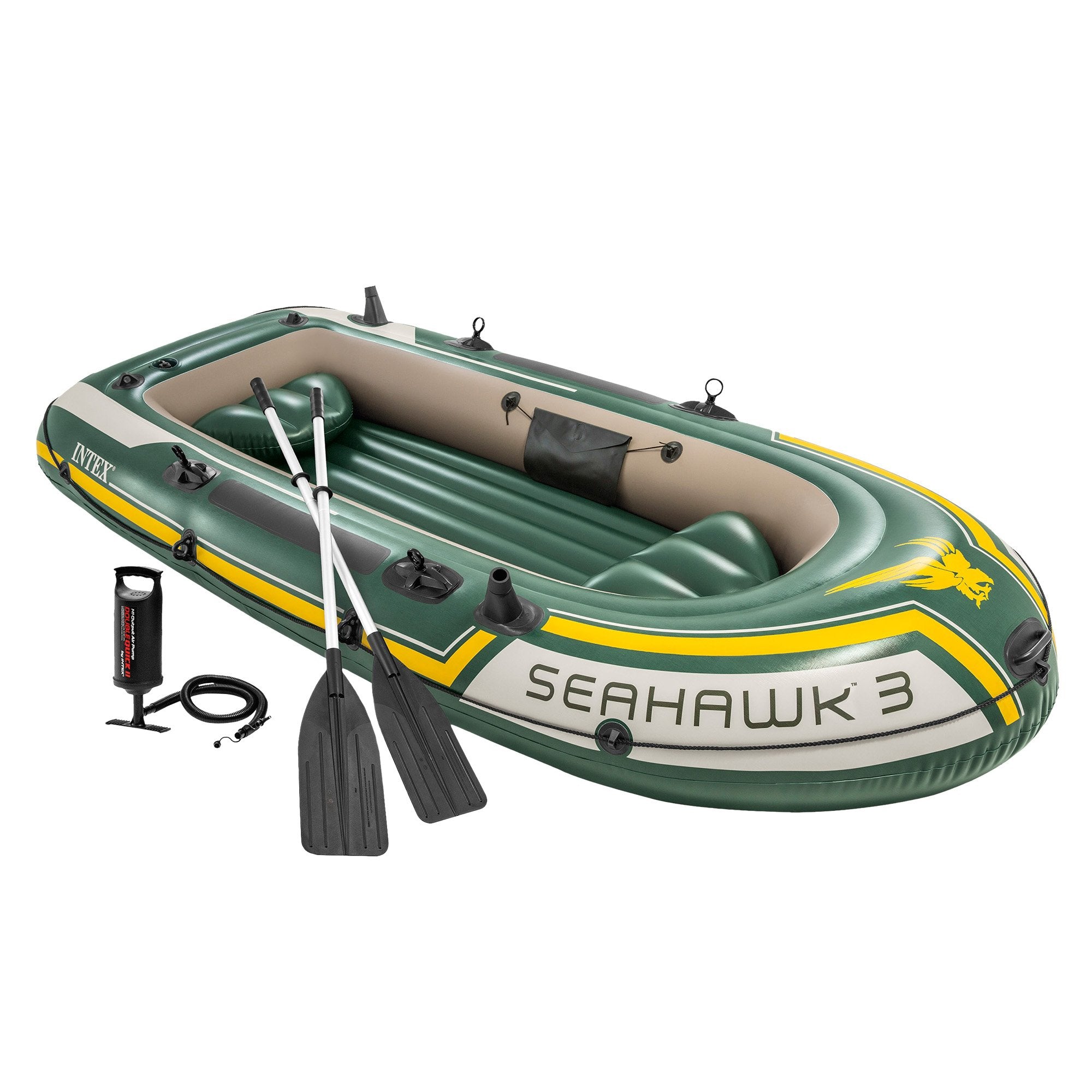 Intex Seahawk 3-person Inflatable Boat Set – Outback Adventure Supplies