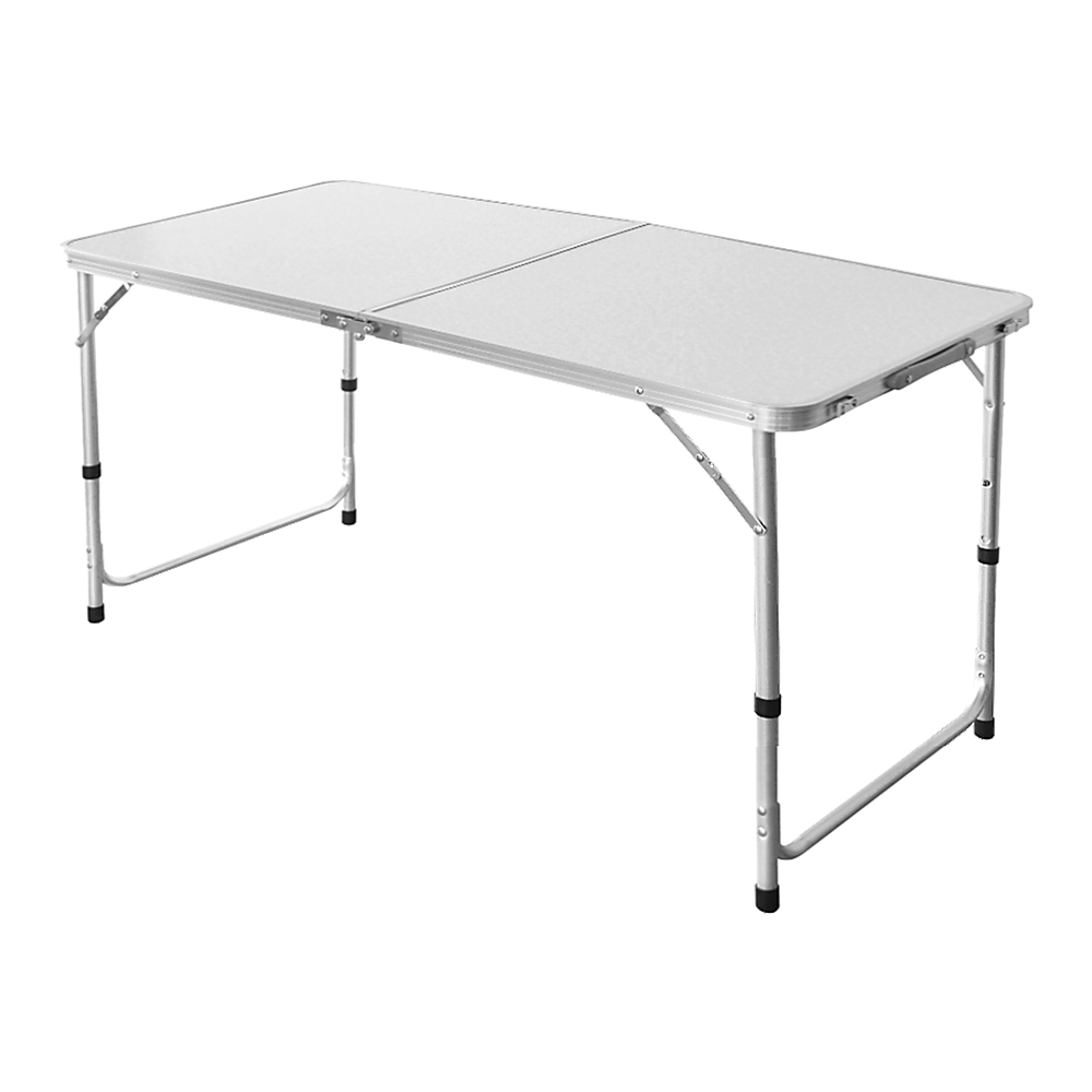 Aluminium Folding Table 120cm Portable Indoor Outdoor Picnic Party Cam ...